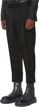 SAPIO Sapio, Homme, Pantalons, Noir, Taille: M Pantalon Cropped Tailleur