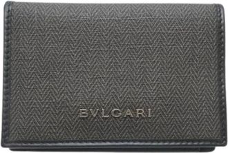 Bulgari unisex, Pre-owned, Gris, Taille: ONE Size Porte-cartes doccasion