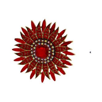 Dansk Copenhagen Tracey Colorful Brooch - - Accessories - Damen - Rot - ONE SIZE