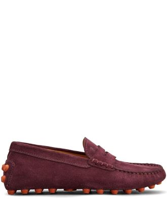 Tod's mocassins en cuir - Rouge