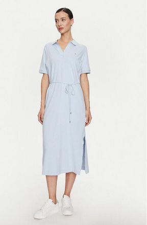 Tommy Hilfiger Kleid für den Alltag WW0WW41278 Himmelblau Regular Fit