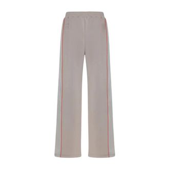 F**k Damen Synthetische Modische Hose Fw24-0105 - - Trousers - Damen - Beige - L