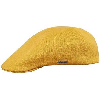 Sterkowski Rusty Cap | Casquette 100% Lin pour Homme et Femme l&eacute;g&egrave;re Respirante &agrave; 6 Panneaux sans Doublure Jaune Clair 59 cm