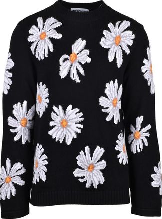 Moschino Homme, Pulls, Noir, Taille: M Maglione Girocollo