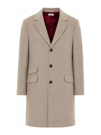 Brunello Cucinelli Manteau Au Genou - Gris