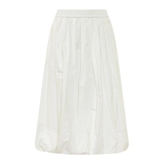 Max Mara Folk Midi Rock - - Skirts - Damen - Wei&szlig; - 2XS
