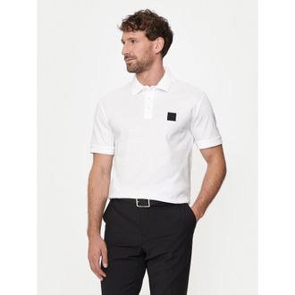 HUGO BOSS Poloshirt Parlay 143 50515596 Wei&szlig; Regular Fit