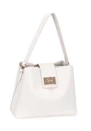 David Jones Paris - Sac &agrave; main Femme Similicuir - Sac port&eacute; &eacute;paule 3 compartiments - Taille Moyenne - Ville Chic Classique &eacute;l&eacute;gant Pratique (Coconut Cream)