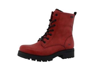 Mustang Jeans Bottines Femme 15M0042007, Pointure:38 EU, La Couleur:Rouge