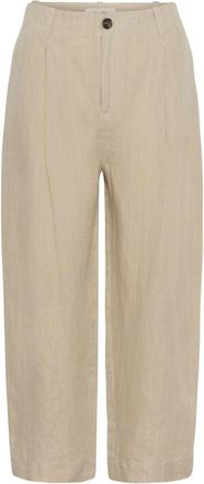 Part Two Femme, Pantalons, Beige, Taille: 34 FR Cropped Pantalons