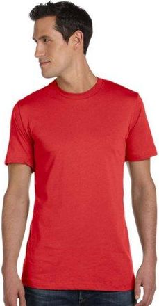 Bella + Canvas 3001C CN 3001 MEN GREENWICH FITD TEE HEATHER RED 2XL