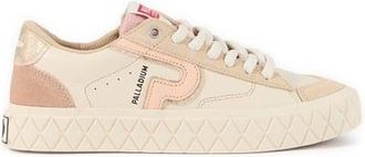 Palladium Baskets bi-mati&egrave;re compens&eacute;es en cuir m&eacute;lang&eacute;