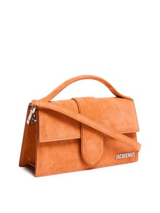 Jacquemus Womens Terracotta Leather Le Grand Bambino Handbag Orange Bag