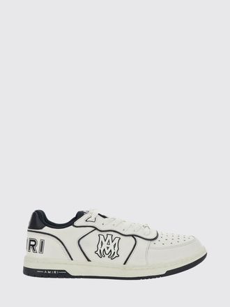 Amiri Baskets basses Newport en cuir lisse avec bout perfor&eacute; et logo contrastant