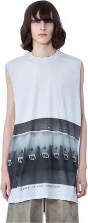 Rick Owens Homme, Tops, Gris, Taille: M Hauts