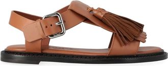 Max Mara Femme, Chaussures, Brun, Taille: 36 EU Wkaarte Flat Sandal