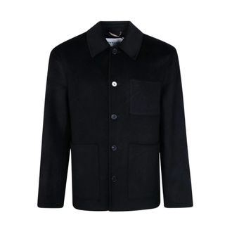 Amaranto Hemdjacke mit aufgesetzten Taschen - - Jackets - Herren - Schwarzk - M