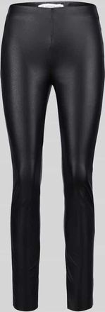 Raffaello Rossi Slim Fit Kunstlederhose aus Viskose-Mix Modell RESA
