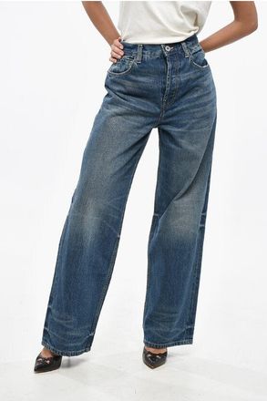 Interior Visible Stitching Wide Leg THE REMY Jeans 24cm size 28