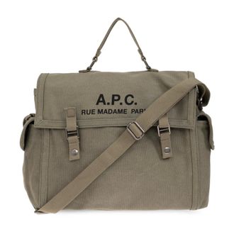 A.P.C. A.p.c., Homme, Sacs, Vert, Taille: ONE Size Sac &agrave; bandouli&egrave;re Recuperation