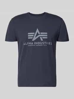Alpha Industries T-Shirt mit Label-Detail Modell BASIC