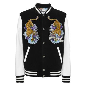 Philipp Plein College Bomber Tattoo - - Jackets - Herren - Schwarzk - M