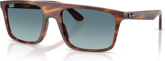 Ray-Ban unisex, Accessoires, Brun, Taille: 57 MM Square Lunettes de soleil