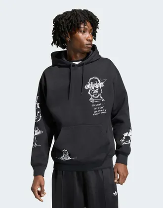 adidas Originals Peter Moore - Sweat &agrave; capuche - Noir