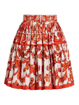 Dolce & Gabbana Mini Jupe - Rouge