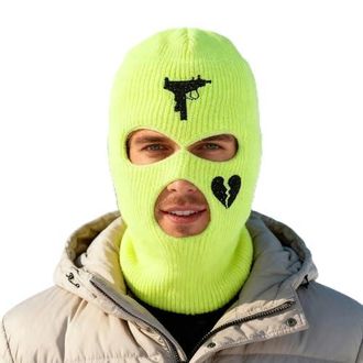 Generic Bonnet dhiver en tricot avec cache-oreilles et visi&egrave;re pour les activit&eacute;s de plein air et les activit&eacute;s de plein air par temps froid, Jaune clair., ta