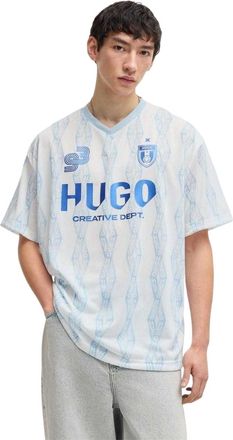 HUGO BOSS Hugo - Notbal T-Shirt f&uuml;r Herren, Regul&auml;r (Wei&szlig;)