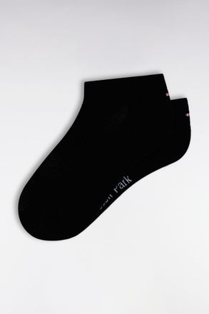 Eden Park Chaussettes En Coton Stretch M&eacute;lang&eacute; Noires