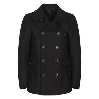 Dsquared2 Woll-Peacoat - - Coats - Herren - Schwarzk - XL