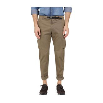 Mason's Homme, Pantalons, Vert, Taille: 2XL Pantalon Cargo Boucl&eacute; avec Ceinture Ajustable