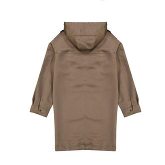 Brunello Cucinelli Womens Brown Polyester Parka Clothing
