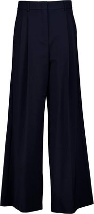 Max Mara Femme, Pantalons, Bleu, Taille: 42 FR Wkdasta Wide Pantalons