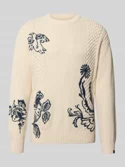 Scotch & Soda Strickpullover mit Stitchings Modell DELFTS BLAUW