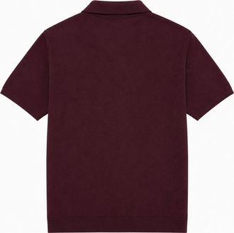 Emporio Armani Virgin Wool-Silk Knit Polo
