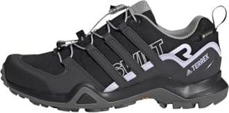 adidas Terrex Swift R2 GTX W, Chaussure de Trail Femme, Core Black/Dgh Solid Grey/Purple Tint, 38 2/3 EU