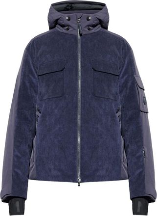 Bogner veste en velours côtelé Cobe à capuche - Bleu