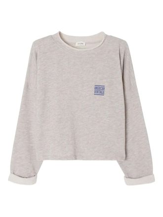American Vintage sweat Zofbay - Gris