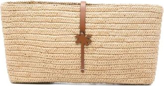 Maneb&igrave; Femme, Sacs, Beige, Taille: ONE Size Pochette Kaia