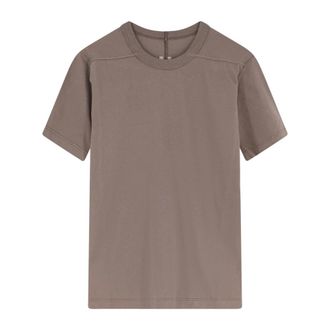 Rick Owens Homme, Tops, Gris, Taille: S T-shirt &agrave; manches courtes