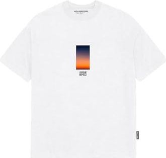 Jack & Jones Jcocalma Photo T-Shirt SS Crew Neck FST pour Homme, Blanc &eacute;clatant., XL