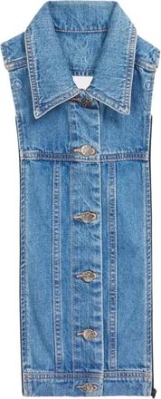 Veronica Beard Insert Dickey en jean Slate - Femme - Vestes - Bleu - Taille: ONE Size