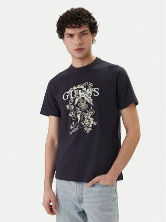 Guess T-Shirt M6GI17 K3038 Dunkelblau Regular Fit