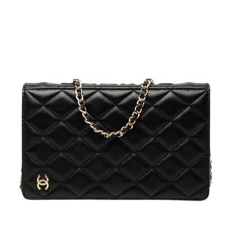 Chanel Pre-owned Book Wallet on Chain - Femme - Pre-owned - Noir - Taille: ONE Size