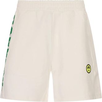 Barrow Barrow, Homme, Shorts, Blanc, Taille: XS Iconic Fleece Bermuda Shorts