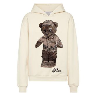 Philipp Plein Damen, Sweatshirts & Hoodies, Beige, XLGr&ouml;&szlig;e