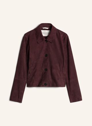 Marc O'Polo Marc Opolo Velourslederjacke rot